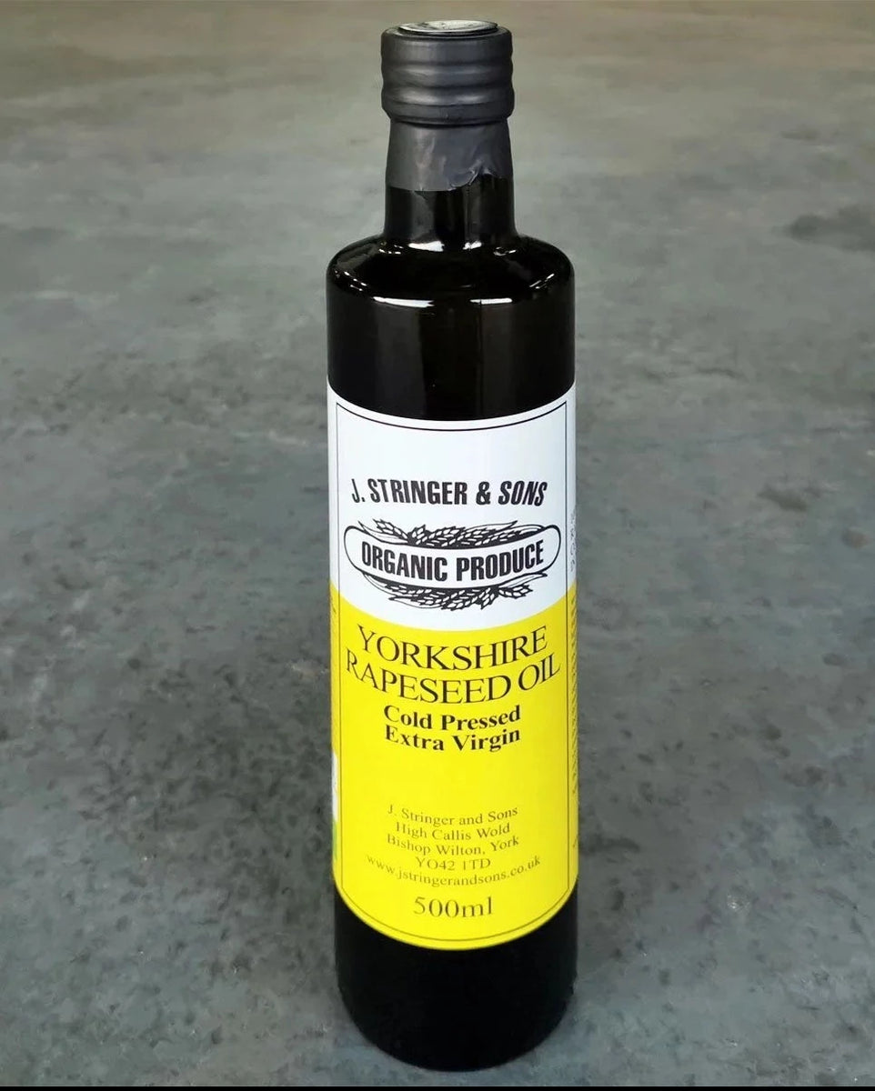 J Stringer & Sons Organic Yorkshire Rapeseed Oil 500 Ml – Valley ...