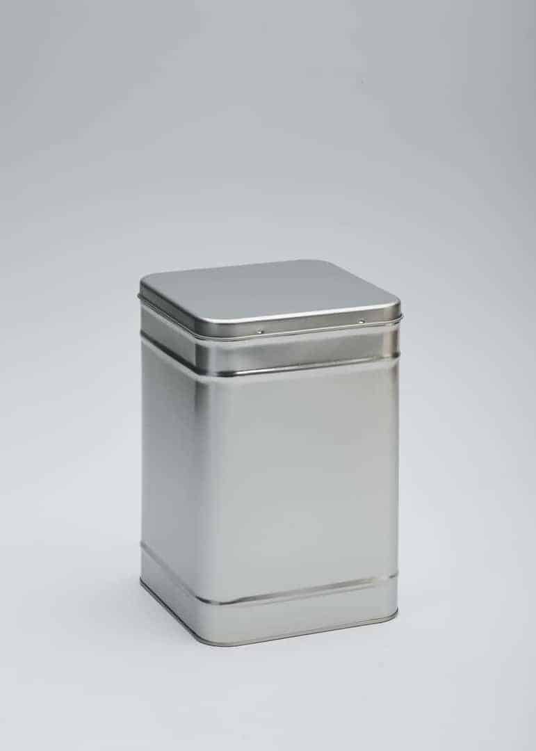 Plain Silver Large Storage Tin, 1Kg/3lb capacity – Valley Organics ...